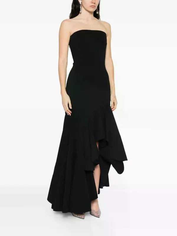 Solace London The Hani Asymmetric Dress - Black