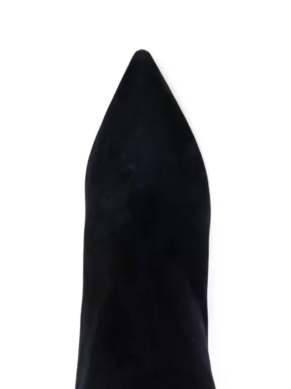 THEA MIKA 50mm Pointed-toe Block-heel Boots