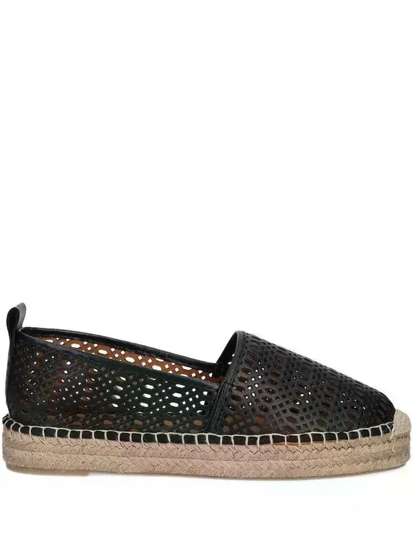 BILLI BI Perforated Leather Espadrilles