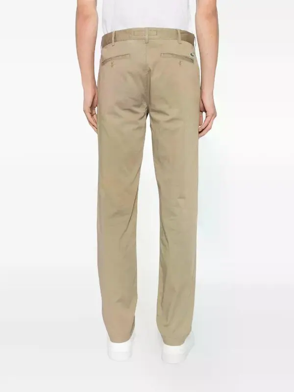 Lacoste Straight-leg Trousers - Brown