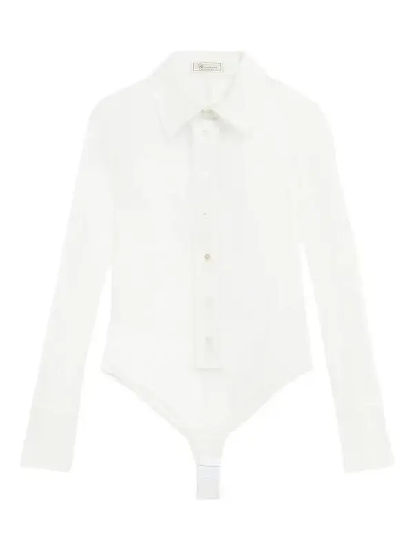 Blumarine Lace-paneled Shirt