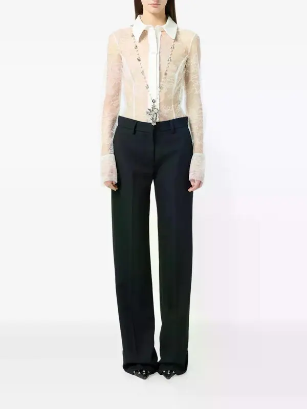 Blumarine Lace-paneled Shirt