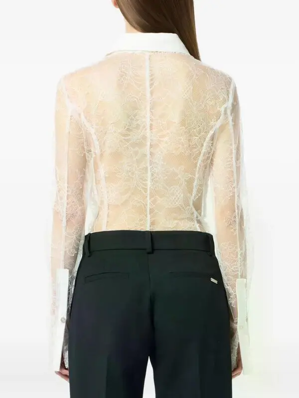 Blumarine Lace-paneled Shirt