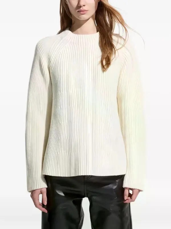 Malo Ribbed Crew-neck Sweater