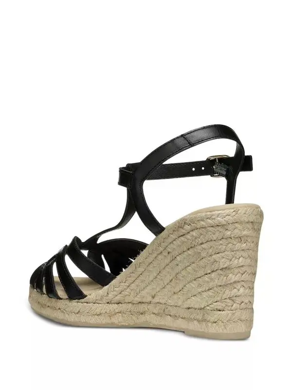 Geox 95mm T-bar Wedge Espadrilles