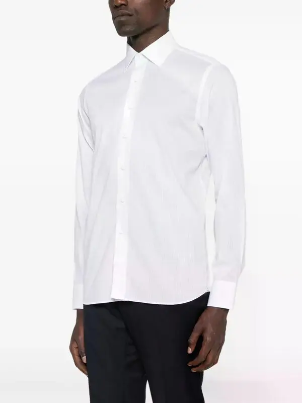 Tagliatore Striped Cotton Shirt