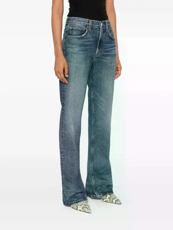 AGOLDE Flared Regenerative-cotton Jeans