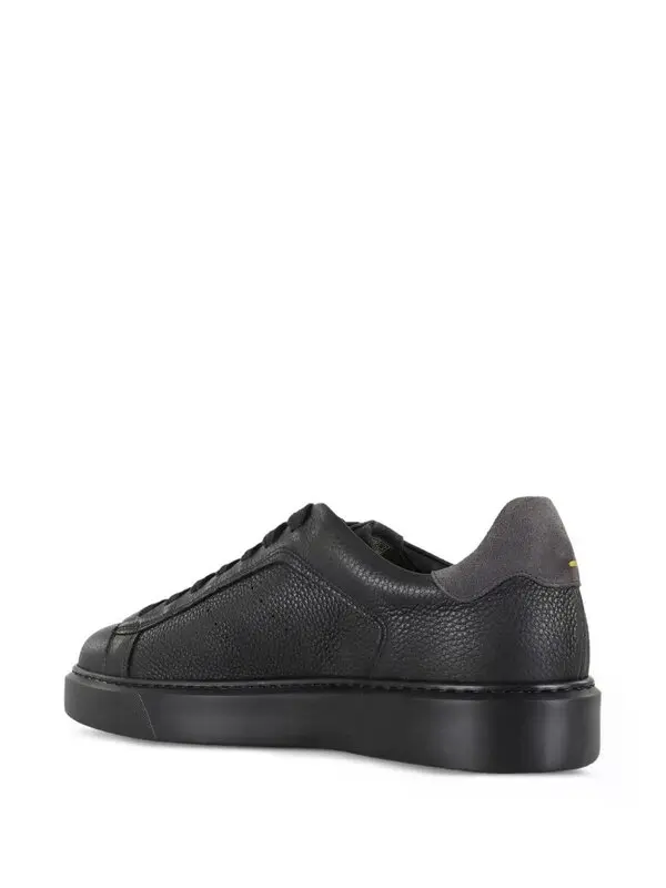 DOUCAL'S Leather Sneakers - Black