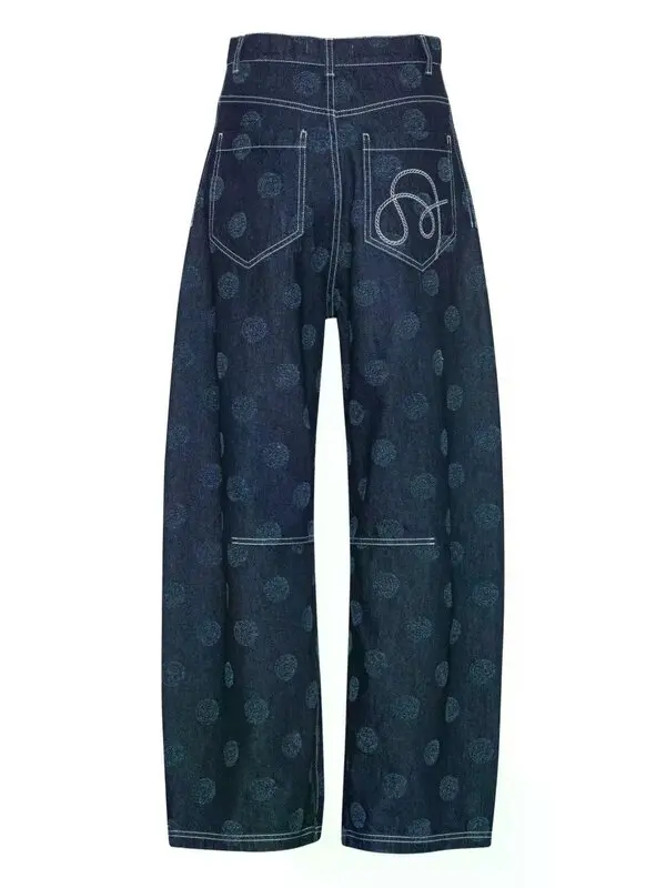 Henrik Vibskov Needle-punch Dot Jeans