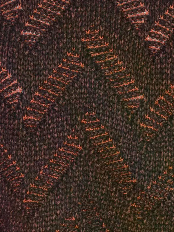 Henrik Vibskov Turtleneck Chevron-pattern Sweater