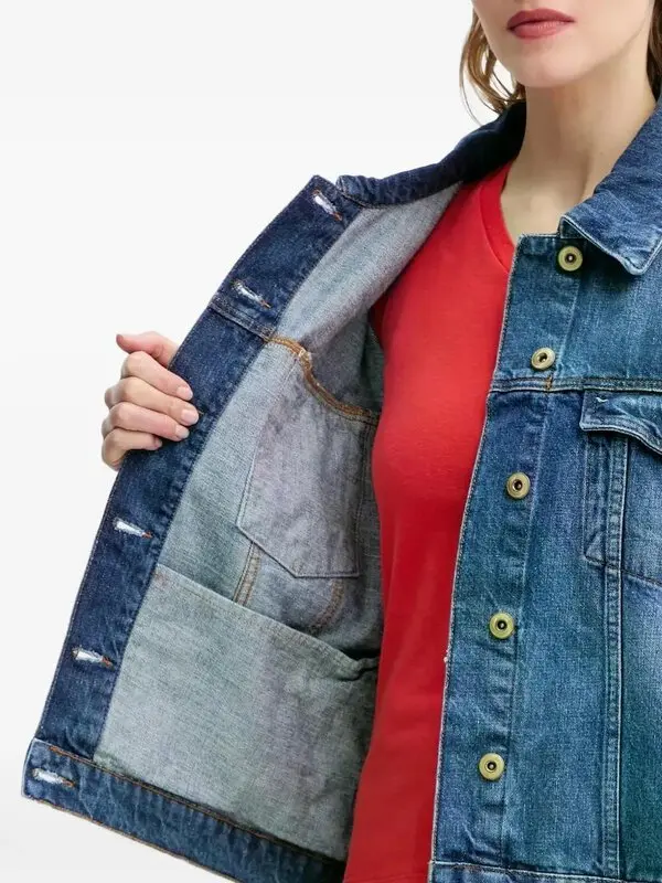 SESSUN Button-fastening Denim Jacket
