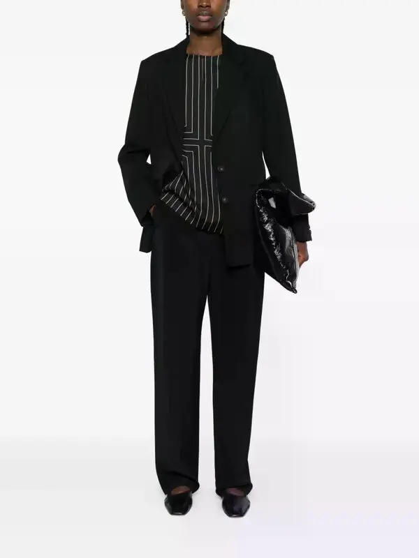 Vince Button-fastening Cotton Jacket - Black