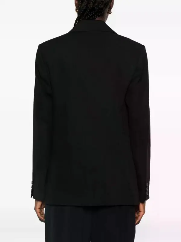 Vince Button-fastening Cotton Jacket - Black