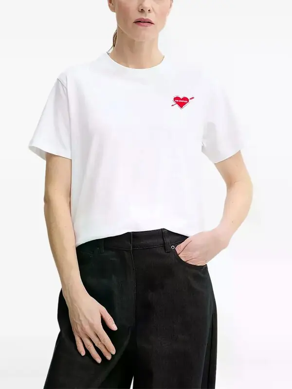 The Kooples Heart-detail T-shirt