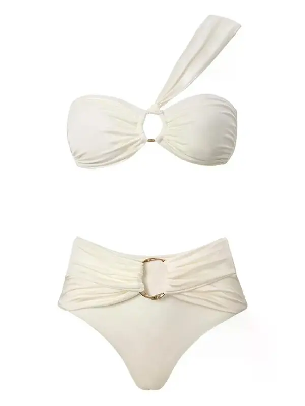 SOFIA ERHAN Ring Detail Bikini - White