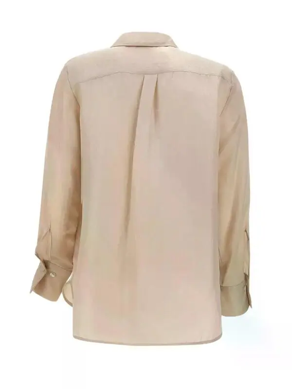 Marella Crepe-effect Buttoned Shirt