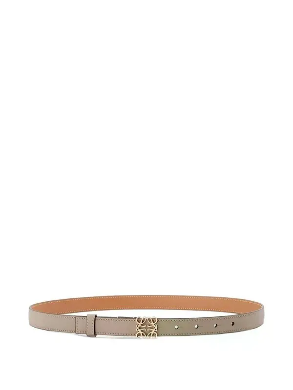 Loewe Anagram Leather Belt - Brown
