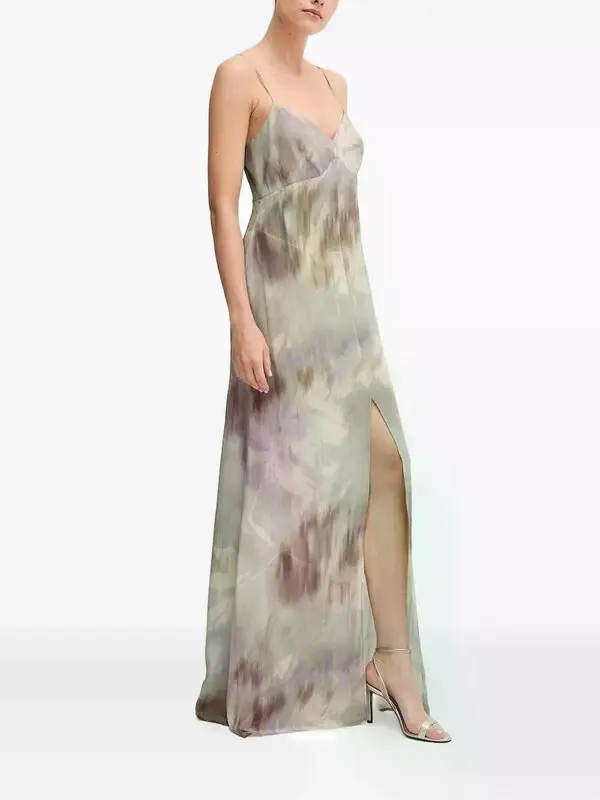 SANDRO FERRONE Abstract-print Maxi Dress