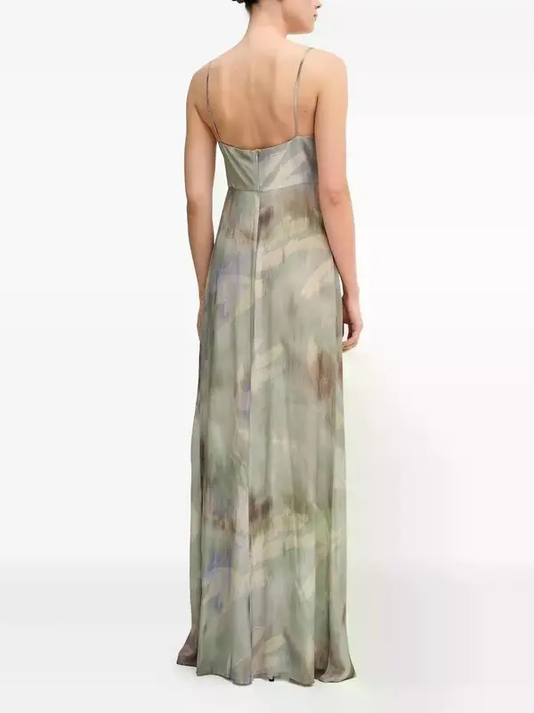 SANDRO FERRONE Abstract-print Maxi Dress