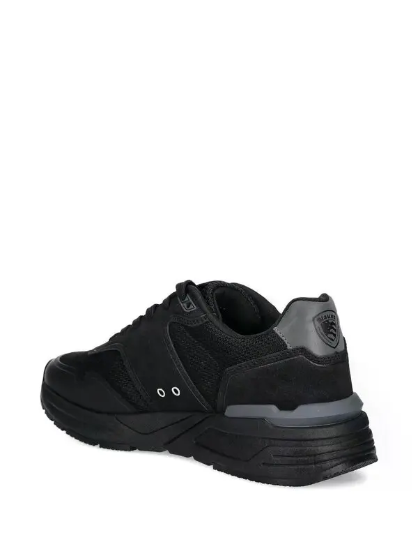 BLAUER. Mesh Panel Sneakers - Black