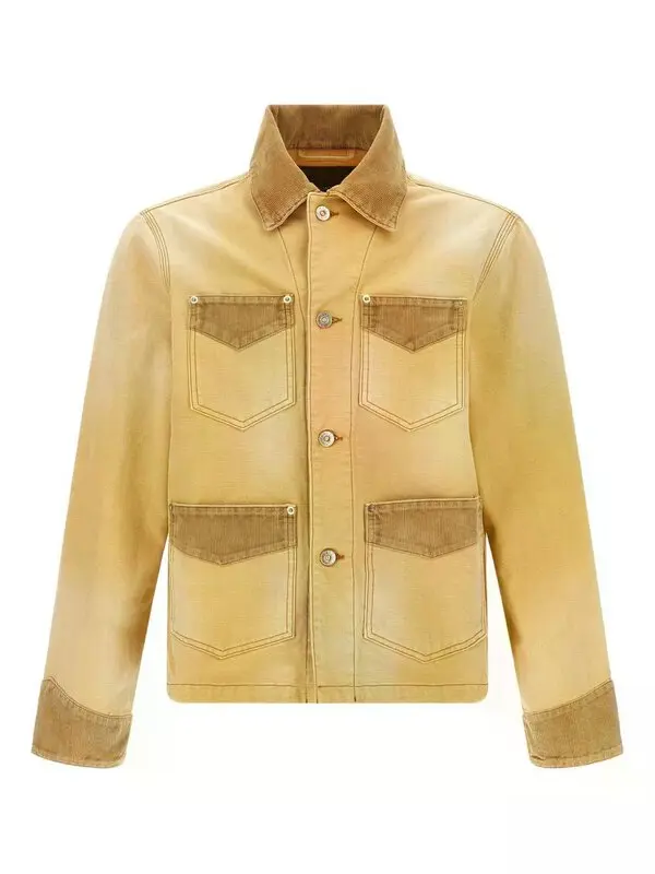 WALES BONNER Sierra Corduroy-panel Canvas Jacket