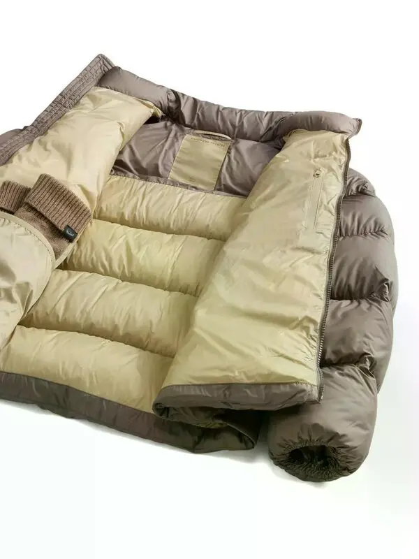 Woolrich Quilted High-neck Jacket - Brown