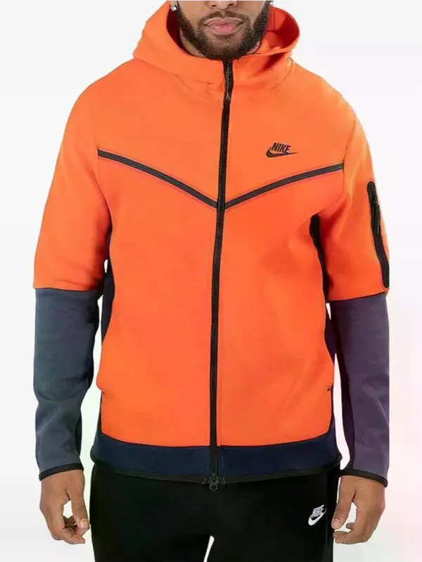 Nike Tech Fleece Zip-up Hoodie - Orange