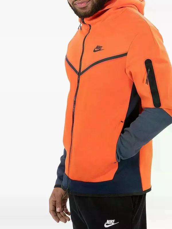 Nike Tech Fleece Zip-up Hoodie - Orange