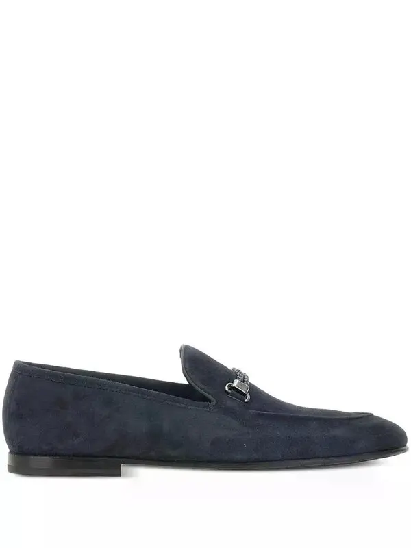 BARRETT Suede Braided Loafers