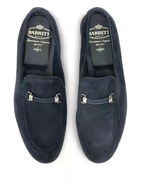 BARRETT Suede Braided Loafers