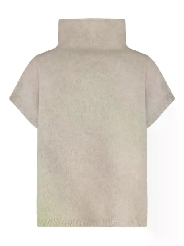 P.a.r.o.s.h Ribbed High-neck Wool Sweater - Neutrals