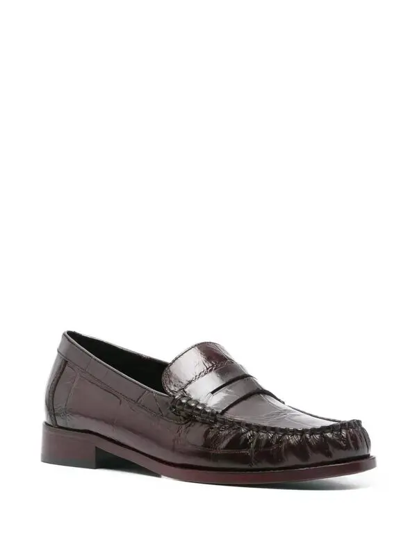 Paris Texas Penny Leather Loafers