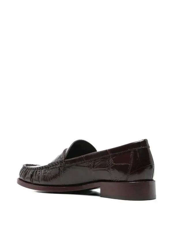 Paris Texas Penny Leather Loafers