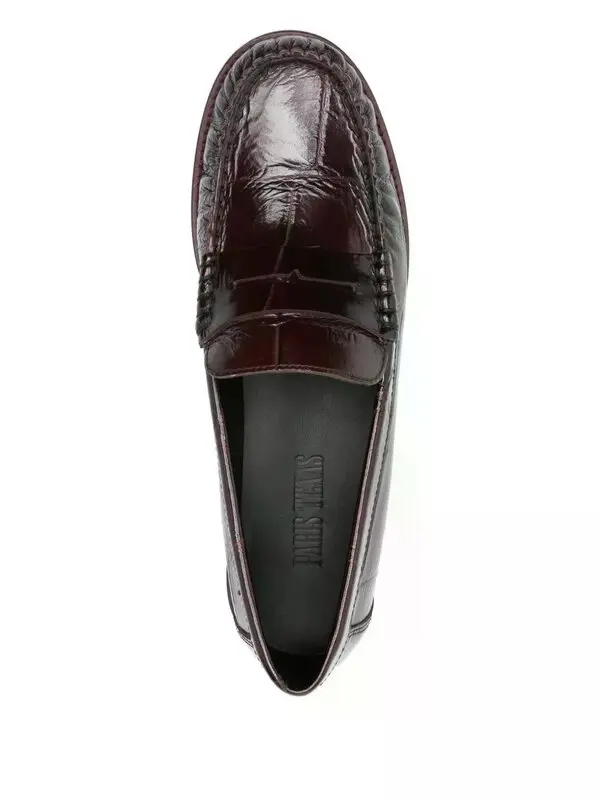 Paris Texas Penny Leather Loafers