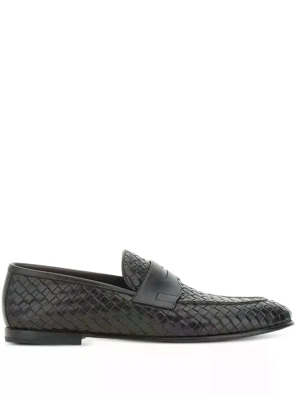 BARRETT Woven Leather Loafers
