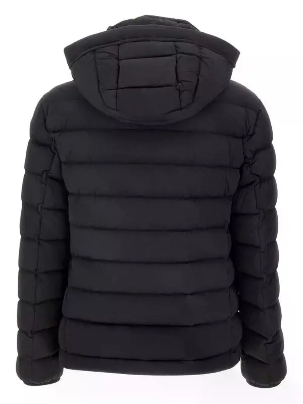 Peuterey Quilted Hooded Down Jacket - Black