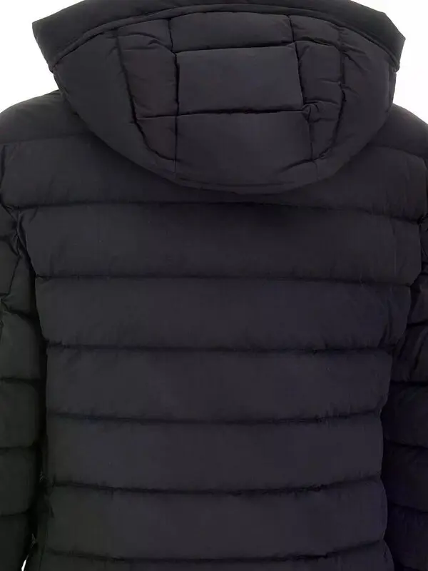 Peuterey Quilted Hooded Down Jacket - Black