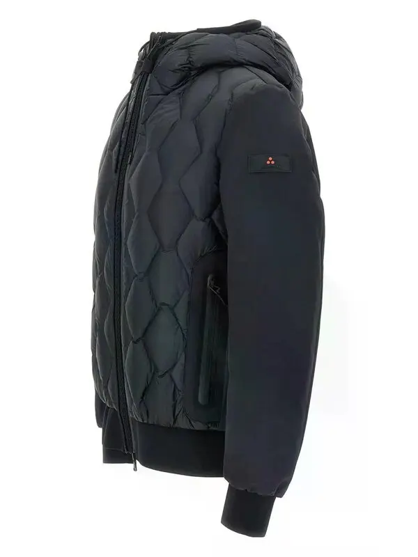 Peuterey Quilted Hooded Jacket - Blue