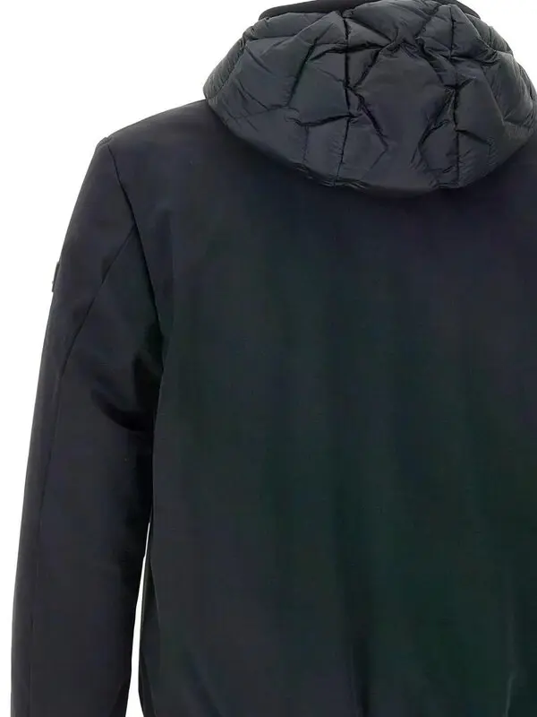 Peuterey Quilted Hooded Jacket - Blue