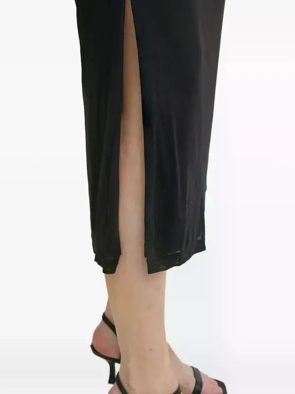 Dkny Draped One-shoulder Midi Dress