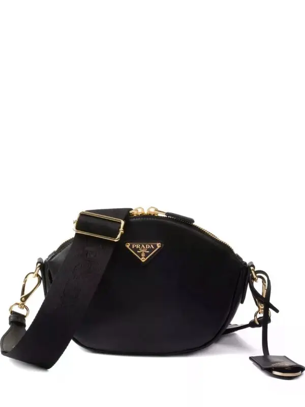 Prada Triangle-logo Zip-top Shoulder Bag
