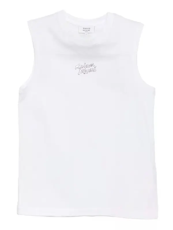 Maison Kitsuné Metallic Tank Top
