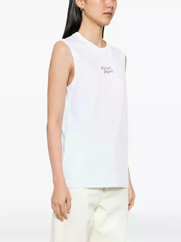 Maison Kitsuné Metallic Tank Top