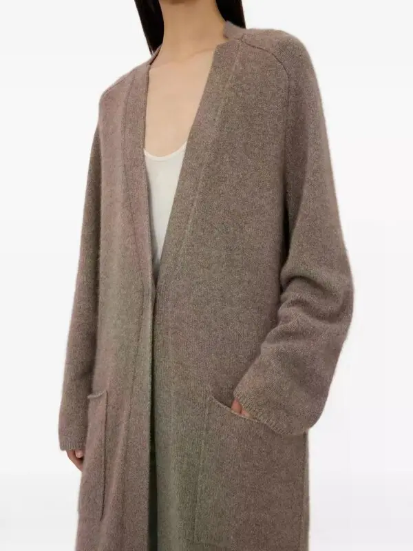 Loulou De Saison Patch-pocket Button Cardigan Coat - Neutrals