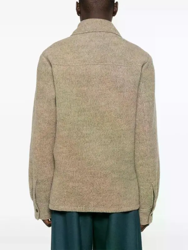 JIL SANDER Zip-fastening Wool Jacket - Neutrals