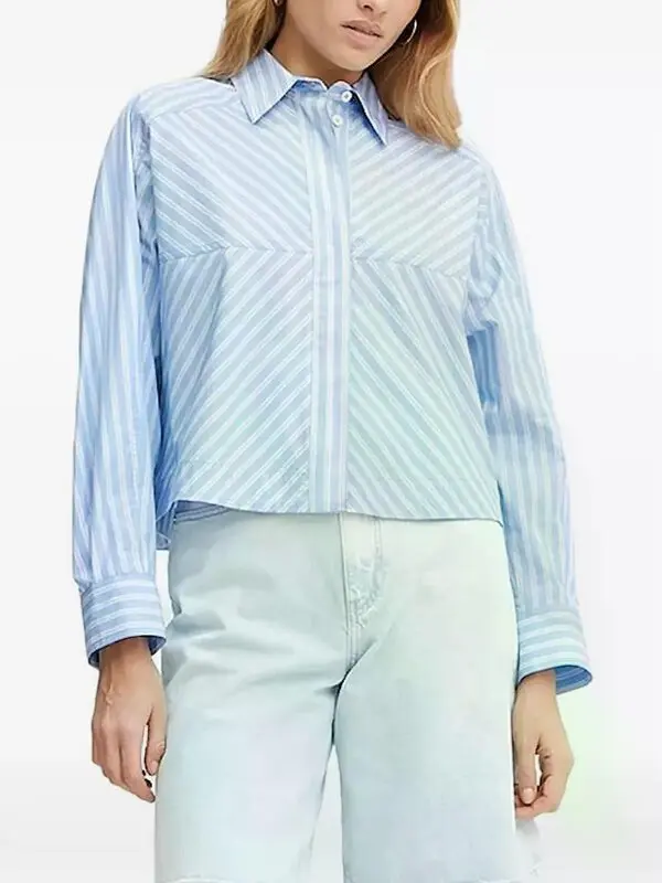 IVY OAK Diagonal-stripe Shirt