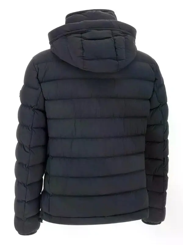 Peuterey Quilted Jacket With Drawstring Hood - Blue