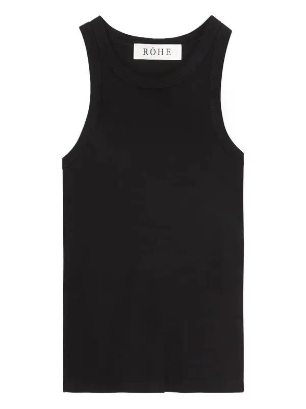 RÓHE Racer-back Ribbed Top