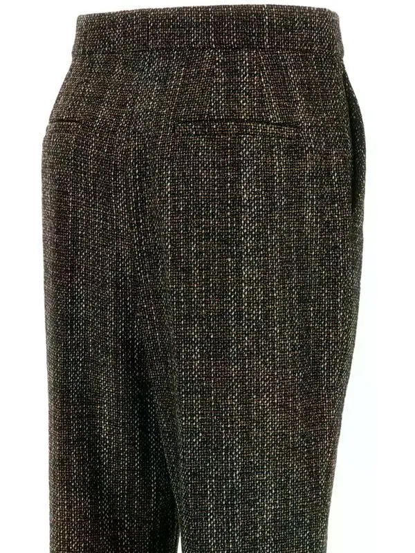 Fendi Tweed Flared Trousers