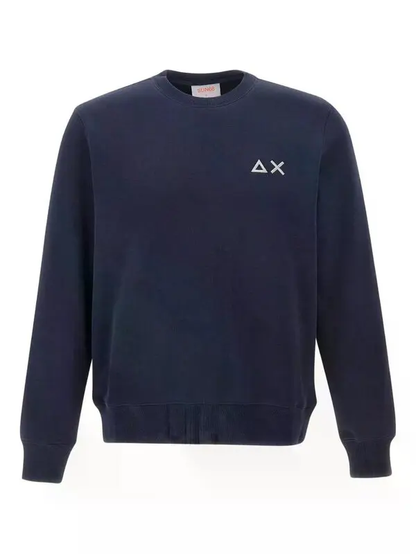 SUN 68 Embroidered Logo Sweatshirt - Blue